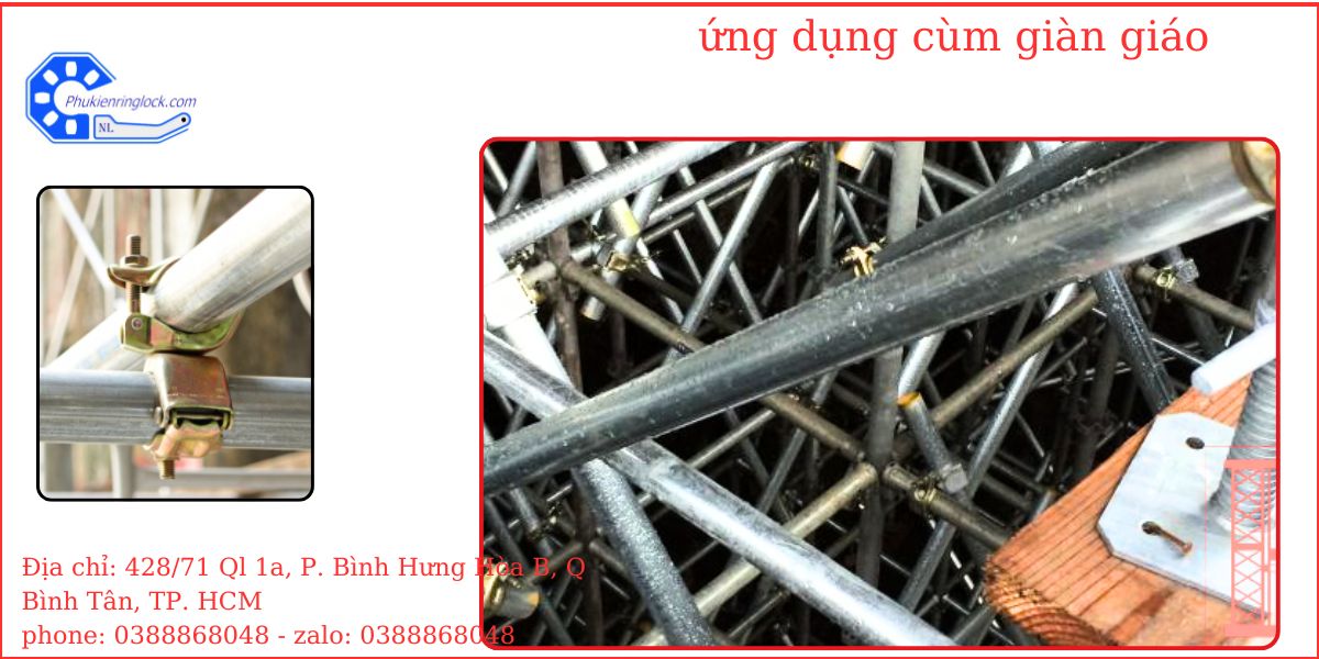 Cùm xoay giàn giáo